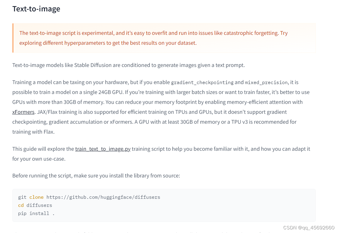diffusers-训练自己的模型_diffusers blip sr-CSDN博客