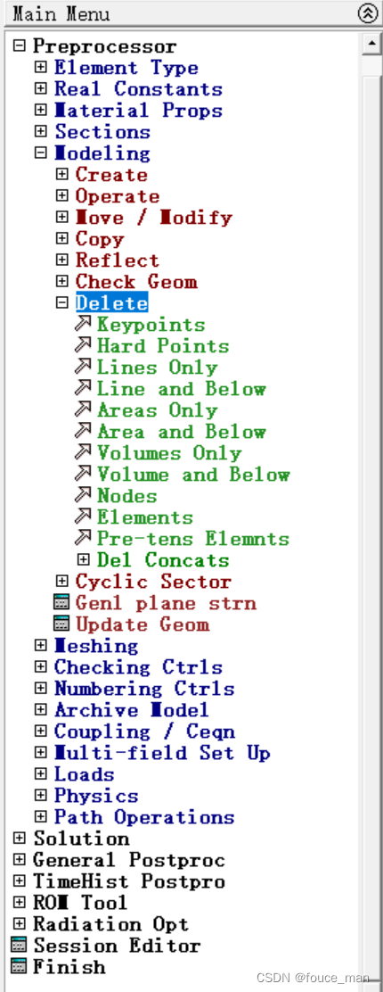 Ansys-APDL软件功能快速入门_apdl教程-CSDN博客