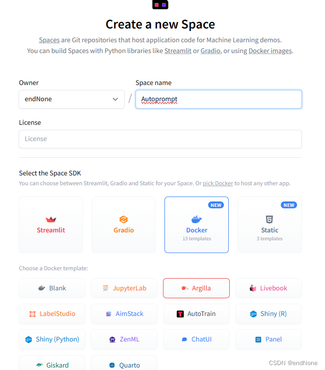 Hugging Face space 快速部署 Argilla_argilla 使用-CSDN博客