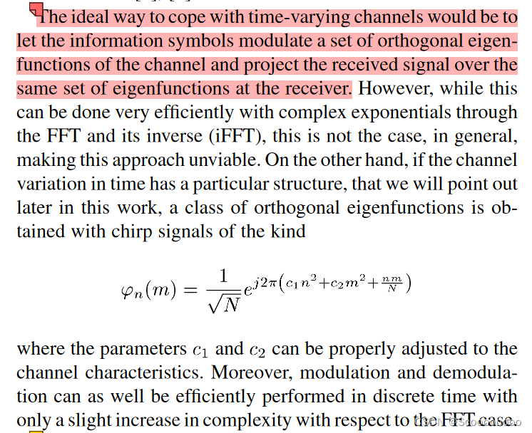 AFDM：适用于高动态场景中的下一代波形（文献梳理）-CSDN博客