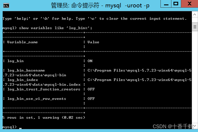 Windows环境MySQL8.0使用binlog恢复_mysql8binlog恢复数据-CSDN博客