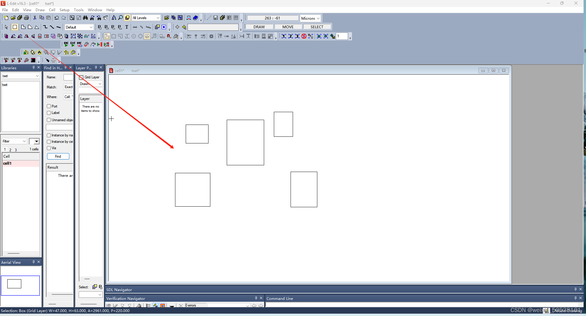L-Edit设置矩阵阵列结构_ledit矩阵-CSDN博客