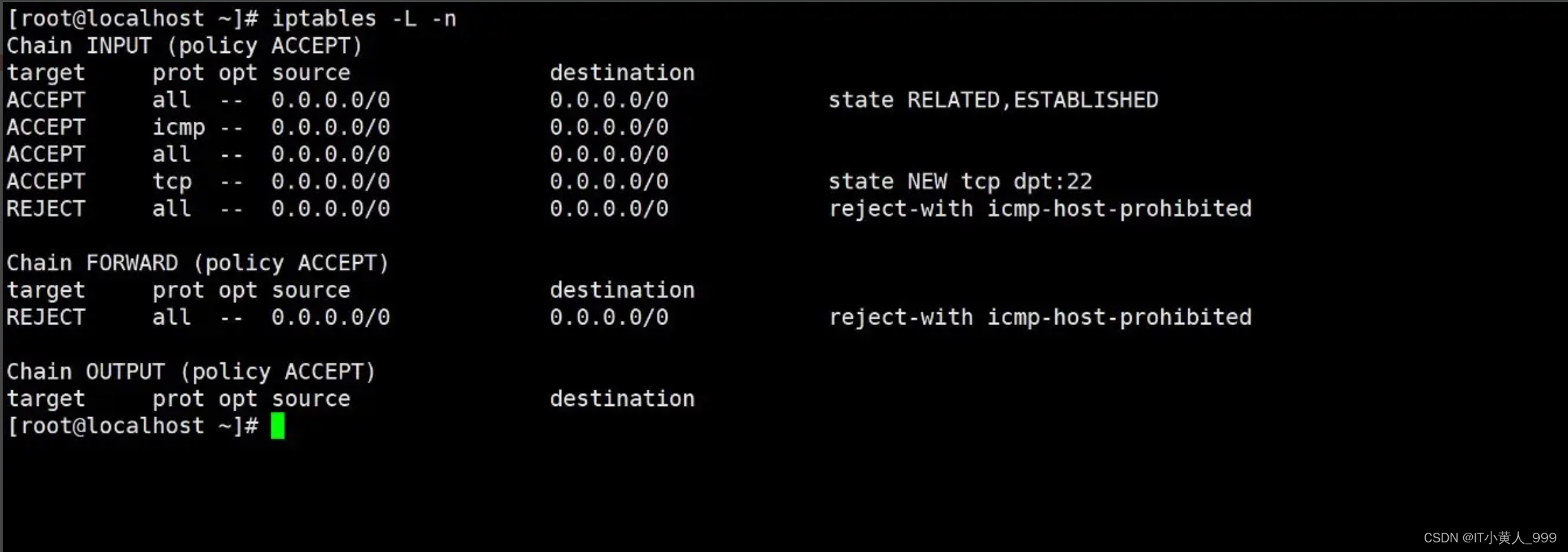 Centos7.6配置iptables防火墙_centos7.6 iptables-CSDN博客