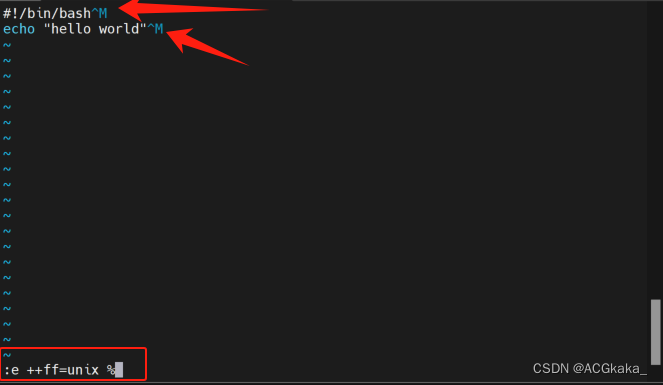 Vim命令如何显示 M换行符并删除 Vim M Csdn博客