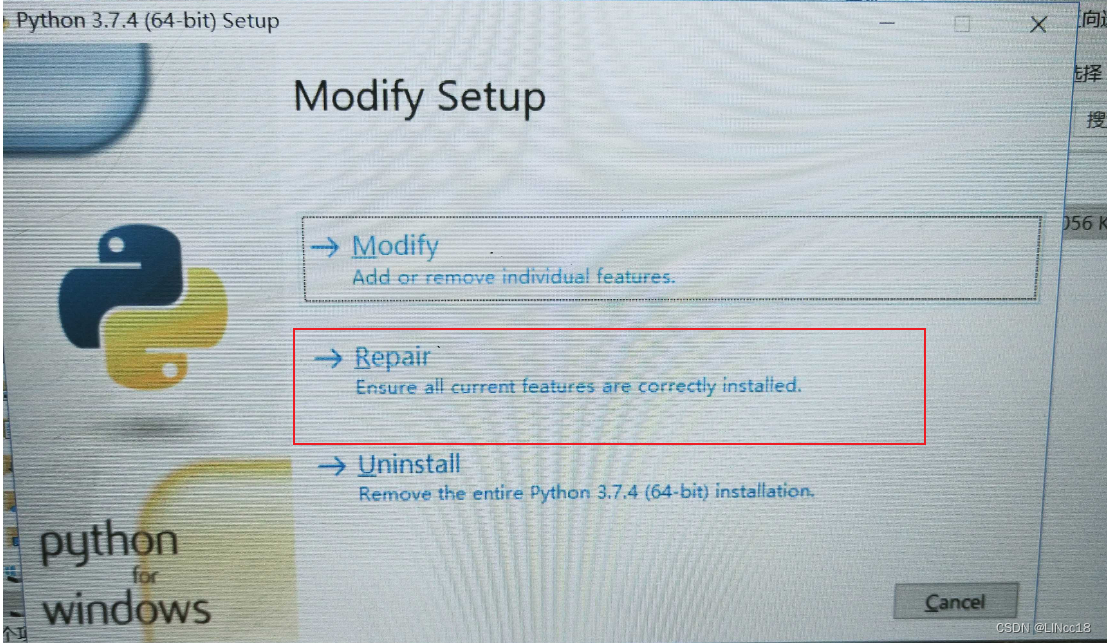 Python安装出现严重错误的解决方法_0x80070643-安装时发生严重错误_python没删干净安装之后报错-CSDN博客