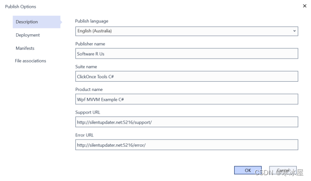 .NET静默ClickOnce安装程序，用于C#和VB中的Winform和WPF_c# 静默更新-CSDN博客