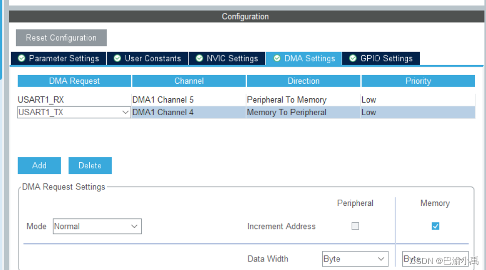 HAL库STM32CubeMX_串口DMA发送(printf重定向)_cubemx dma printf-CSDN博客