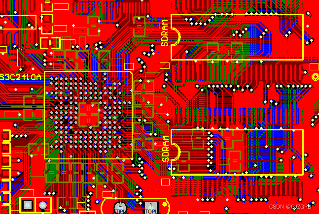 基于三星S3C2410A芯片的 ARM9核心板Protel99SE设计硬件（原理图+PCB）工程文件_三星arm9线路图-CSDN博客