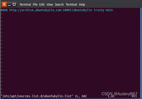 sudo apt-get update命令报错Could not connect to archive.ubuntukylin.com:10006和Problem executing ...