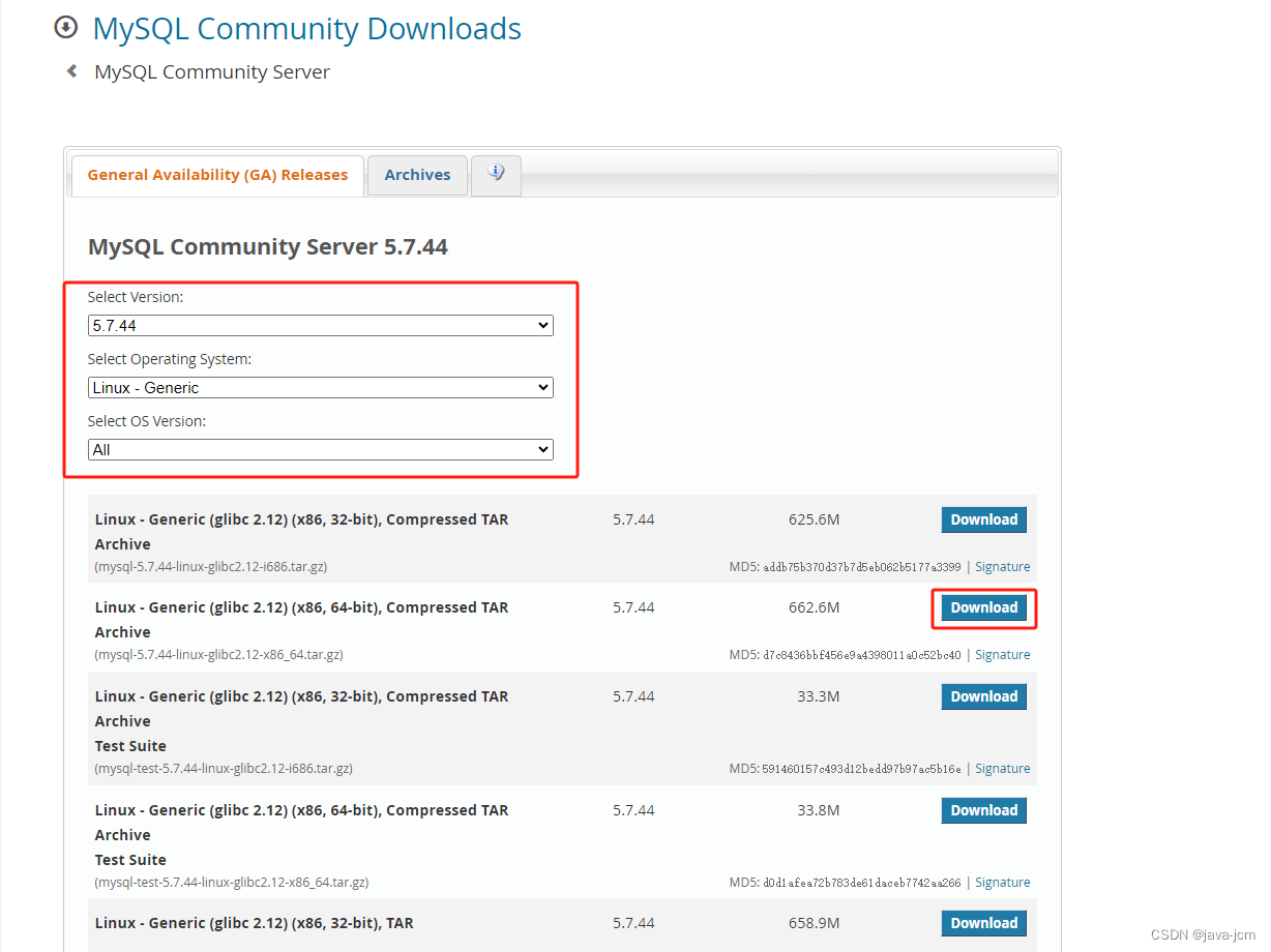 Linux安装部署Mysql5.7数据库_linux安装mysql5.7.44-CSDN博客
