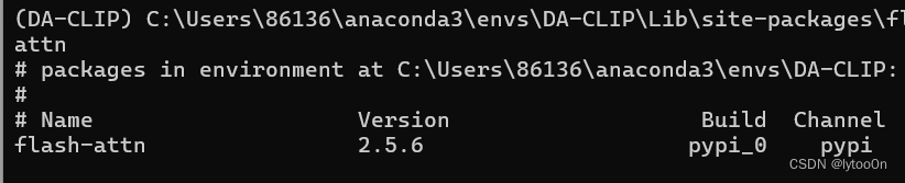 【DA-CLIP】使用train.py训练_userwarning: 1torch was not compiled with flash at-CSDN博客