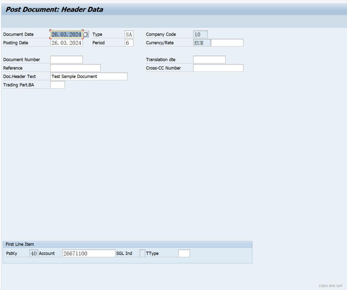 SAP 财务快速记账之—样本凭证（Sample Document）_sap样本凭证-CSDN博客