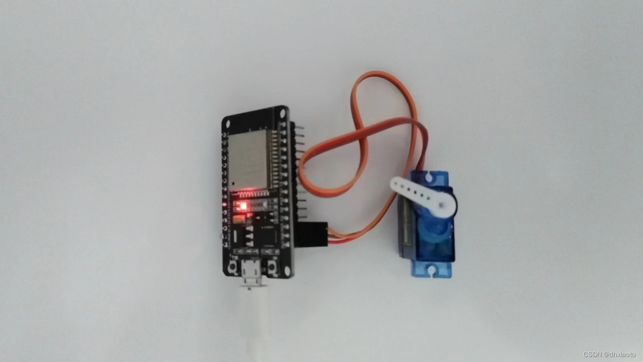 ESP32入门教程(三)基于ESP-32 WROOM开发版的SG90舵机控制_esp32 sg90-CSDN博客