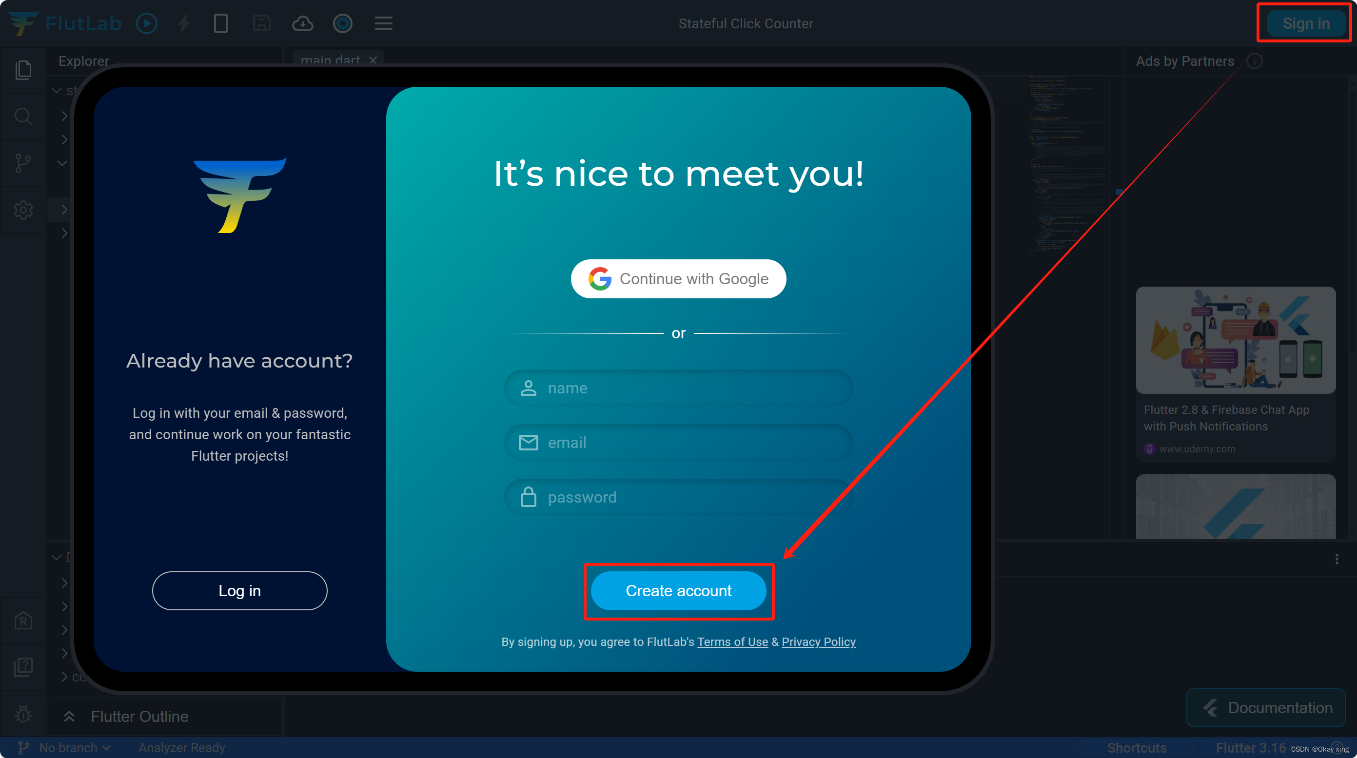 flutlab.io - 在线开发Flutter-CSDN博客