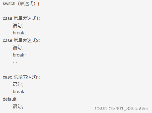C语言分支与循环学习总结_if ifelse-CSDN博客