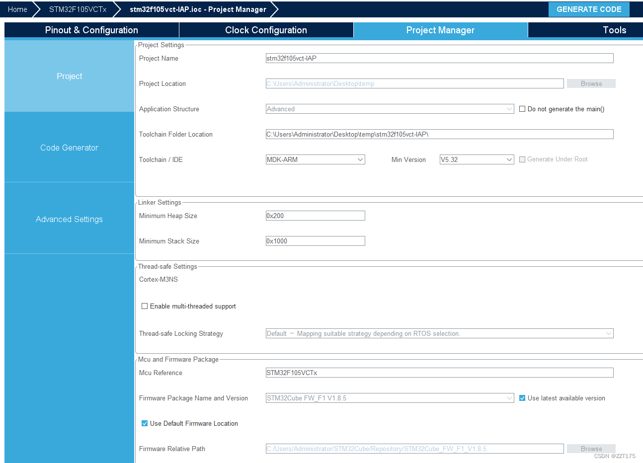 STM32F105 mx USB host U盘进行boot Load IAP升级_stm32f105 usbhost-CSDN博客