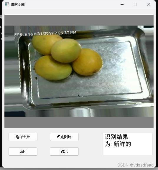 0214期python Pytorch训练识别芒果是否新鲜 含数据集 含数据集 Csdn博客