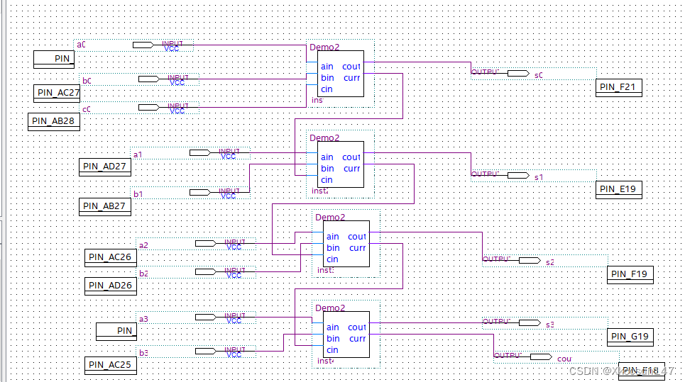Fpga——de2 115开发板实现一位全加器与四位全加器 Quartus使用教程 Csdn博客