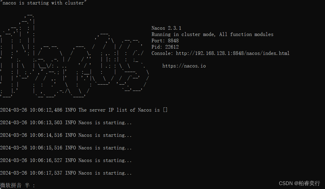 Nacos startup无反应，启动报错的解决办法_nacos启动不了-CSDN博客