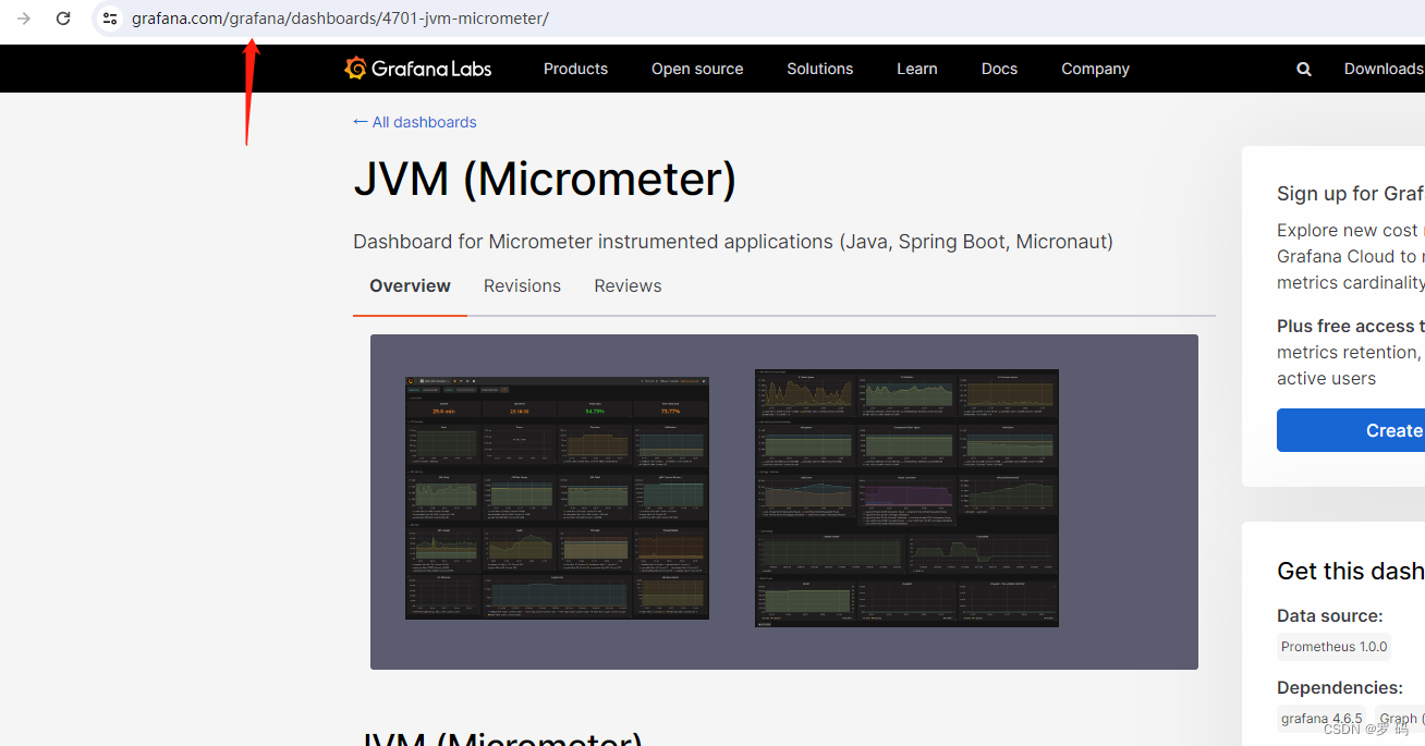 Spring Boot通过Micrometer 集成Prometheus + Grafana实时监控性能_micrometer prometheus-CSDN博客