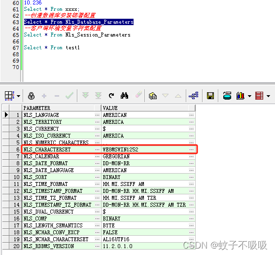 Linux Oracle 11g默认字符集:we8mswin1252修改为al32utf8解决方案之简易记录oracle字符集1252 Csdn博客