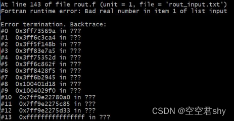 VIC分布式水文模型——运行报错解决办法_fortran runtime error can't open file-CSDN博客