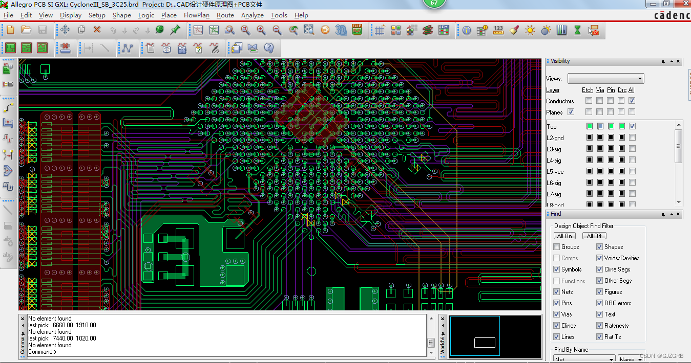 基于cyclone3系列 EP3C25+SDRAM+SSRAM FPGA开发板CADENCE ORCAD设计硬件(原理图+PCB)文件_cadence cyclone-CSDN博客
