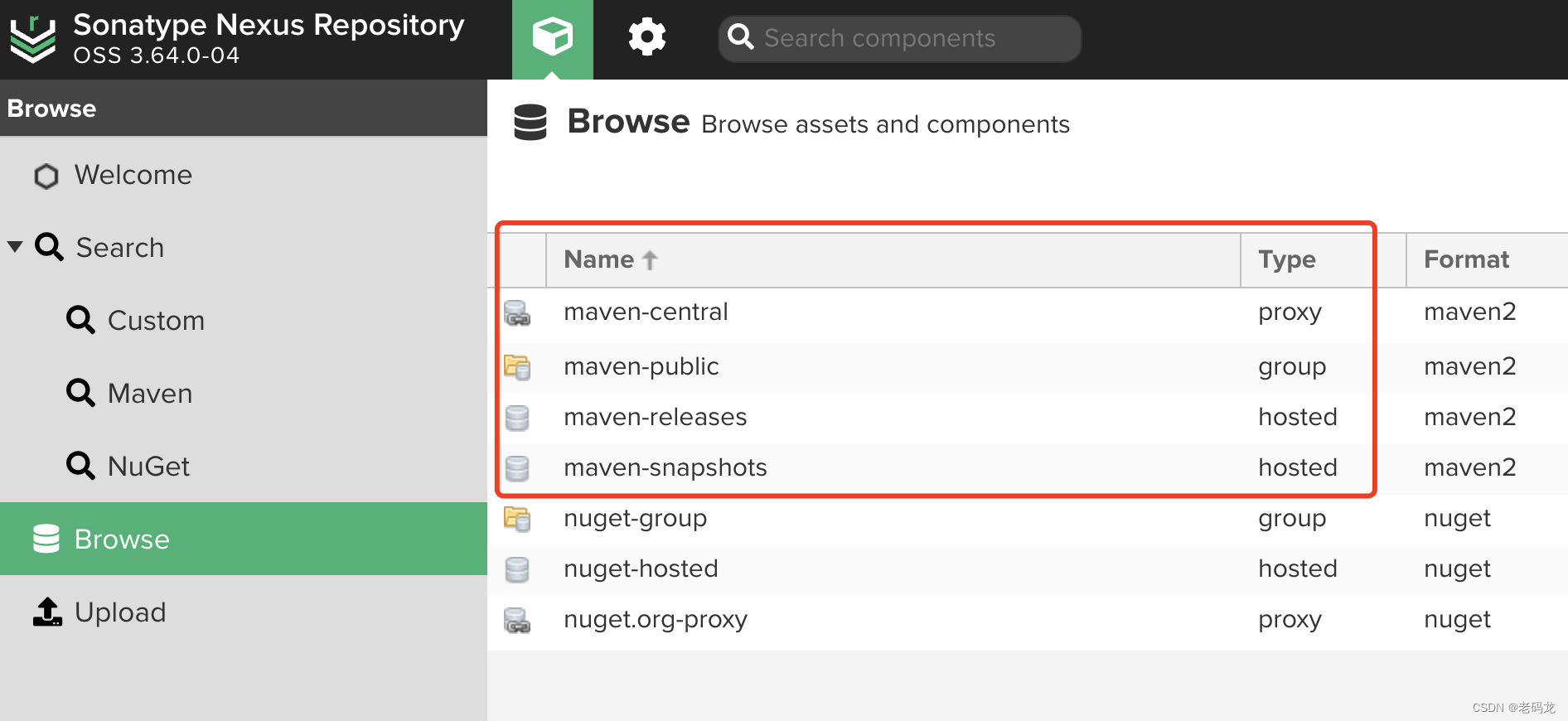 在Linux下搭建自己的私有maven库并部署和发布自定义jar依赖和自定义maven插件(一)搭建Sonatype Nexus私有库_sonatype nexus repository-CSDN博客