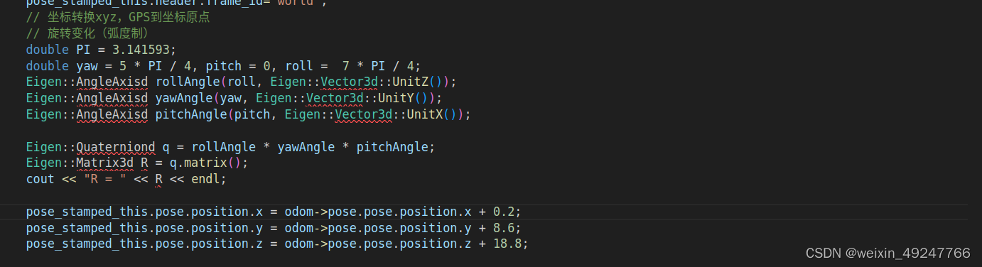 用ROS在RVIZ中同时显示RTK轨迹（GT）和SLAM轨迹（以视觉VINS为例）_rtk和视觉融合导航ros仿真-CSDN博客
