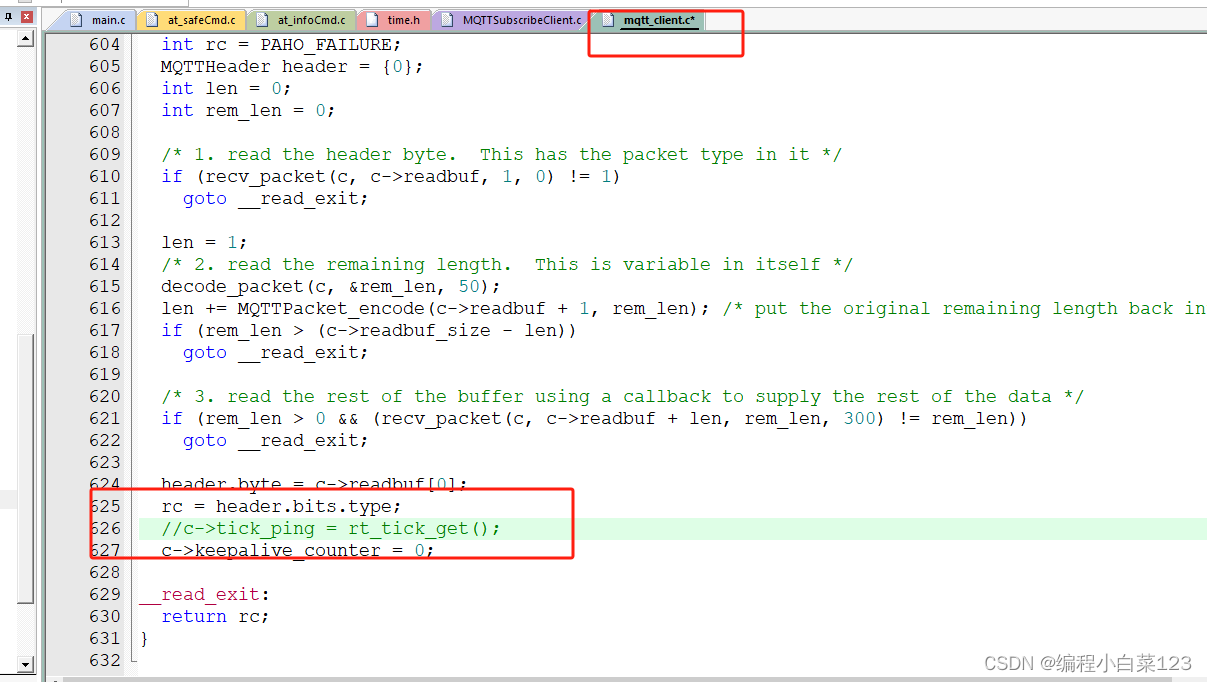 RT-T下使用mymqtt库，连接mqtt，设备接收到订阅的主题定时发送过来的数据，导致频繁掉线问题_rtthread mymqtt使用-CSDN博客