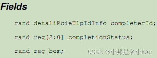 【PCIe】CDNS PCIe VIP 杂记 -- Packet Classes-CSDN博客