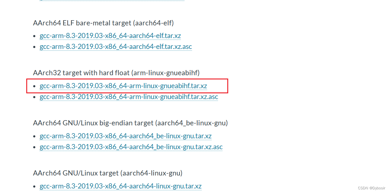 安装 arm-linux-gnueabihf-gcc 8.3.0版本编译器_gcc-arm 8.3-CSDN博客