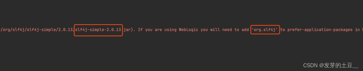 LoggerFactory is not a Logback LoggerContext but Logback is on the classpath-CSDN博客