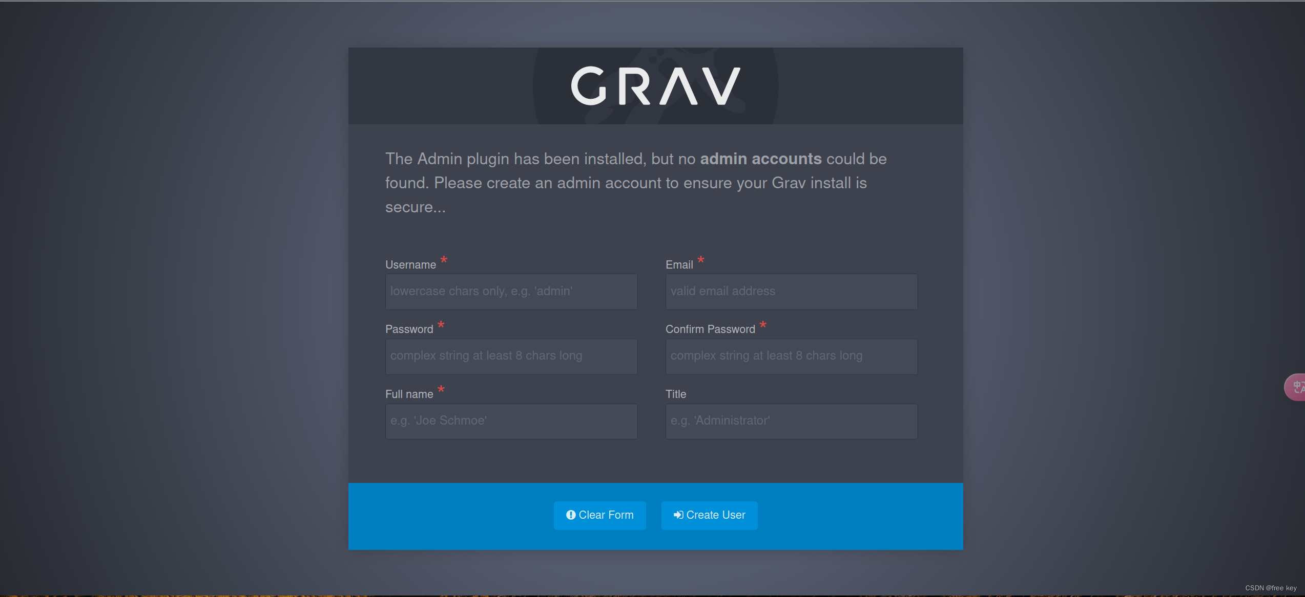 [漏洞复现]Grav CMS任意代码执行漏洞（CVE-2022-2073）-CSDN博客
