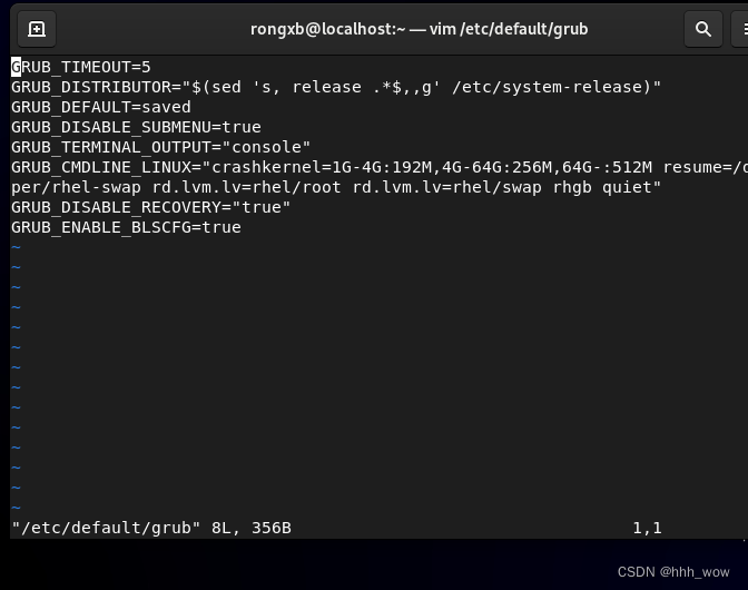 Linux 重置root密码和设置GRUB密码（Redhat 9）_linux 00-header-CSDN博客