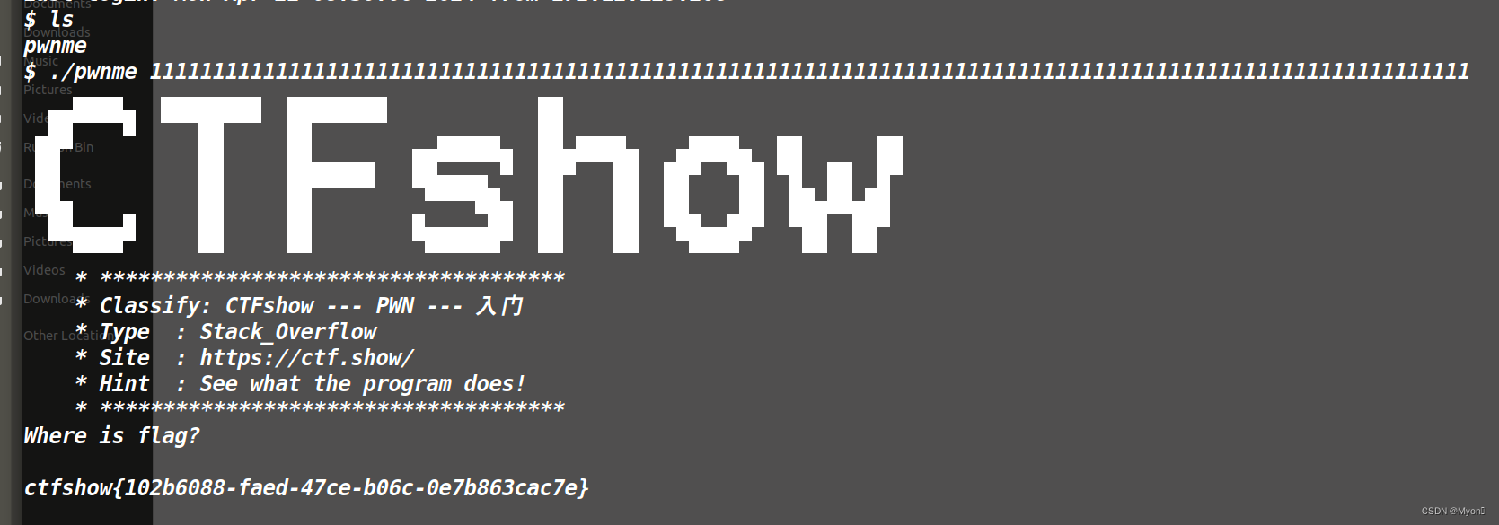 CTFshow-PWN-栈溢出（pwn35）_ctfshow pwn35-CSDN博客