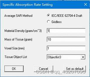 【HFSS仿真生物组织的SAR】_在第一栏和第二栏根据sar对应的标准设置组织密度和质量-CSDN博客