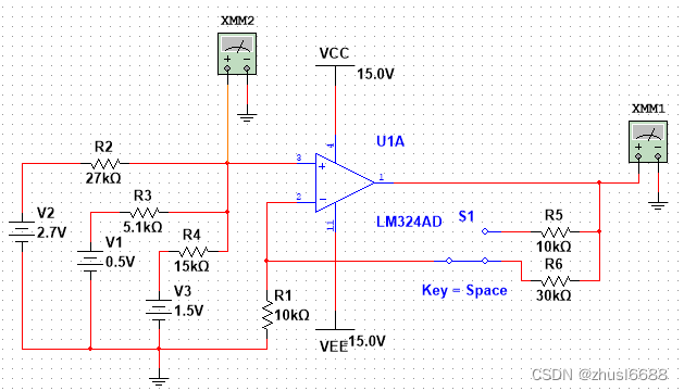 Multisim14.0仿真应用设计（六）基于LM324的同相加法放大器仿真_同向加法器电路multisim-CSDN博客