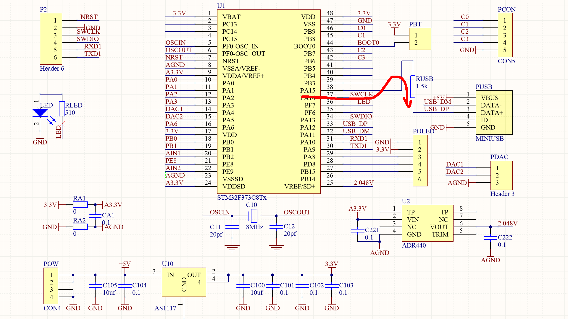 STM32F373的USB通信以及程序下载功能_stm32 usb 电路-CSDN博客