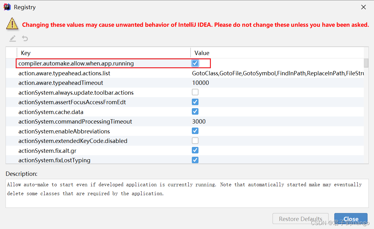 Idea热部署项目idea中热部署设置 的 Running Csdn博客 7810