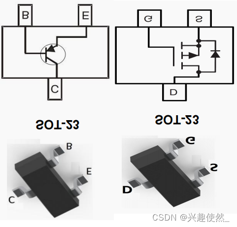 三极管与mos管的区分与应用_npnmos管符号-CSDN博客