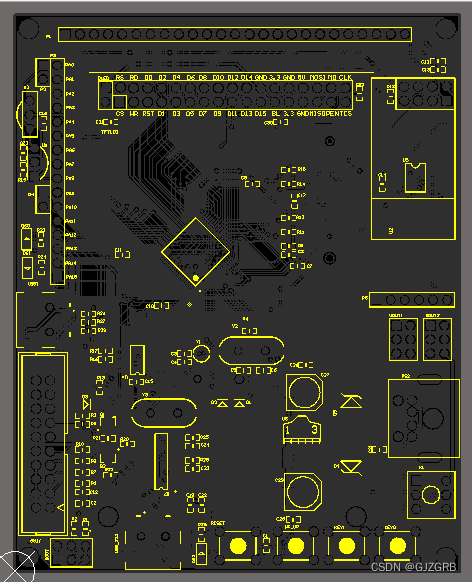 基于stm32f103rct6单片机ch340g最小系统评估开发板硬件（原理图pcb）工程文件stm32f103rct6最小系统 Csdn博客 5283
