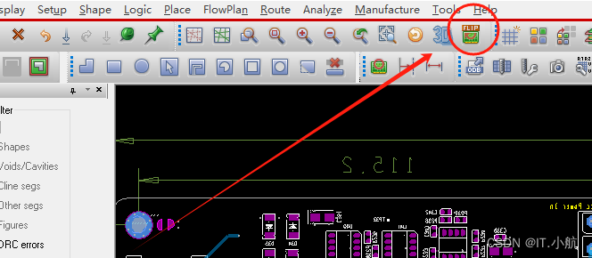 cadence 16.6 allegro翻转pcb板视图和切换元器件放置层_allegro怎么翻转板子-CSDN博客