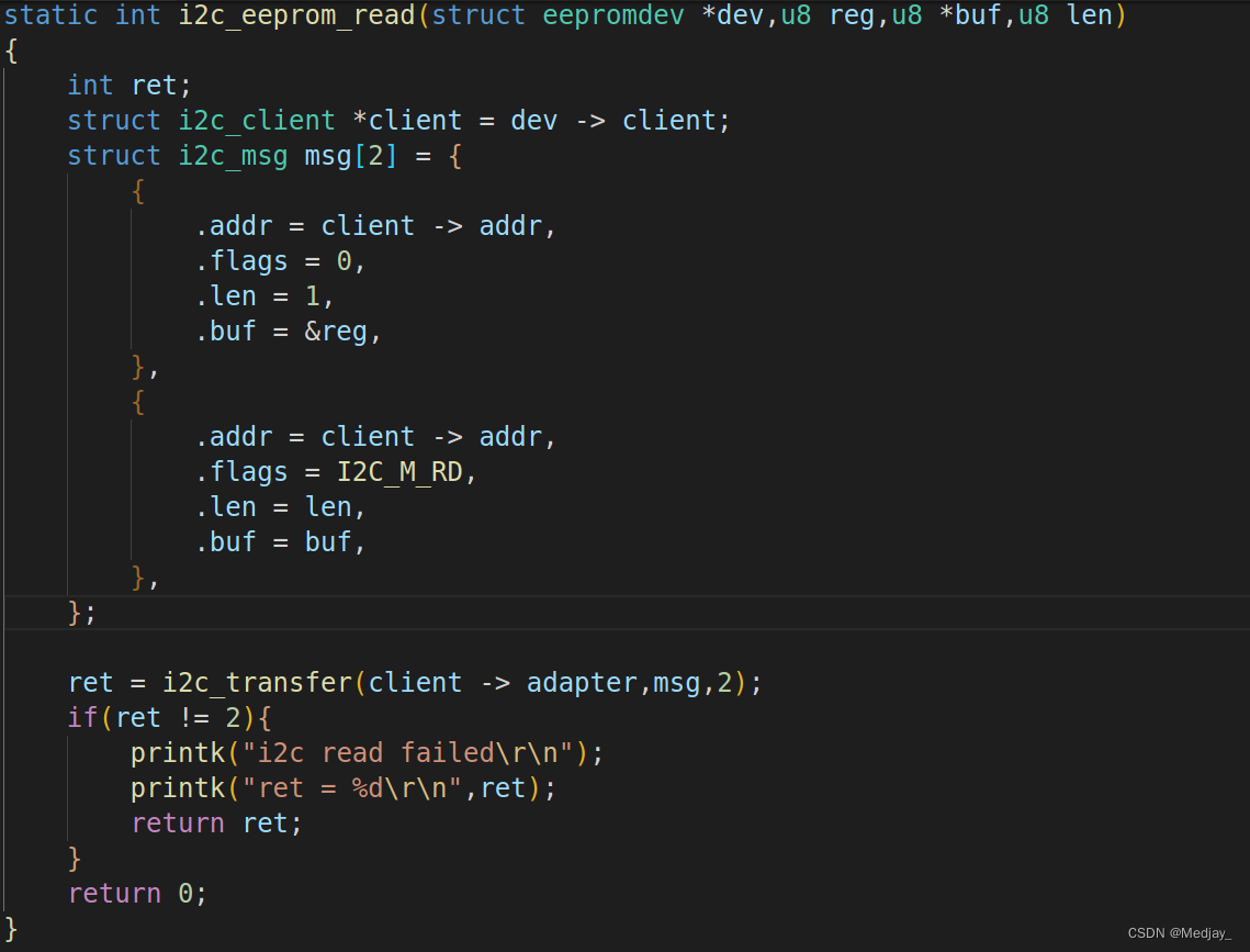 I2C驱动中i2c_transfer函数返回-6_i2c返回-6-CSDN博客