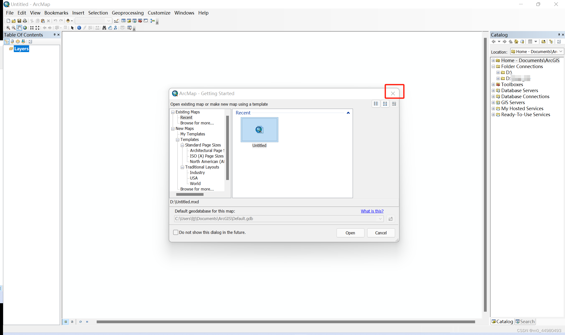 【如何打开Gdb文件（切换arcgis中英文）】_gdbtable-CSDN博客