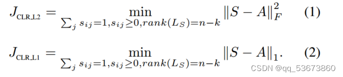 The Constrained Laplacian Rank Algorithm for Graph-Based Clustering_rank and cluster graph ...