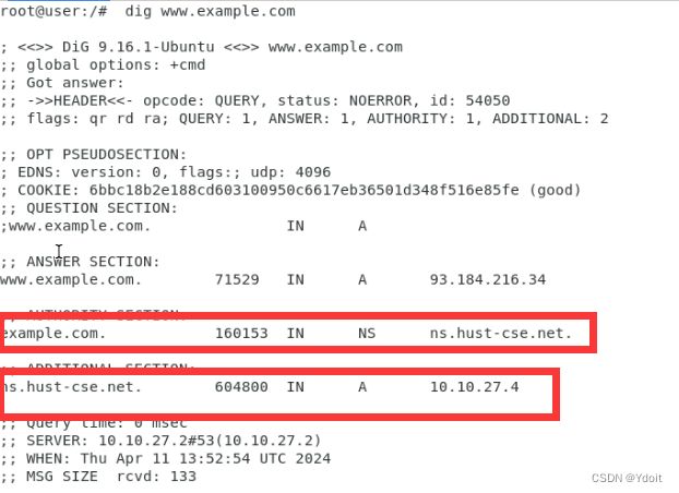 华中科技大学网络空间安全学院2024年DNS攻击实验_hust dns-CSDN博客