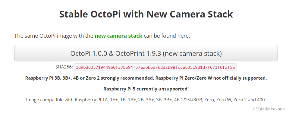 树莓派安装OctoPrint及摄像头设置-CSDN博客