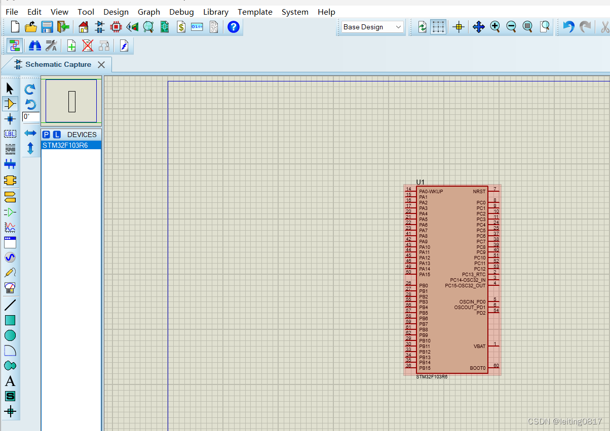 Proteus8仿真stm32f103，LED闪烁（避坑必看，大部分教程无法运行是因为缺少最重要的一步！）_proteus仿真stm32f103-CSDN博客